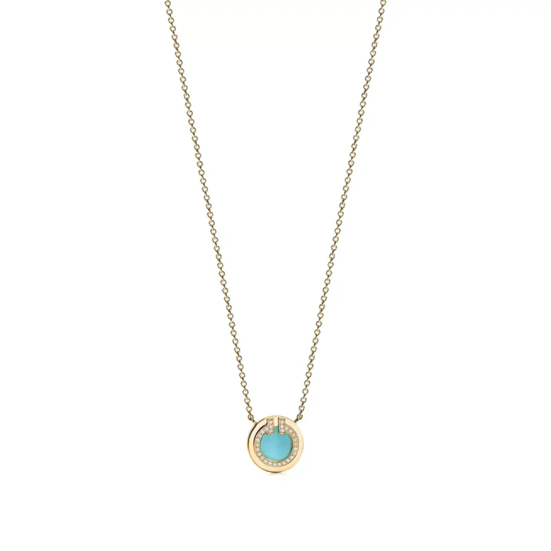 Collier Tiffany Diamond and pearl Circle – GlowyMode