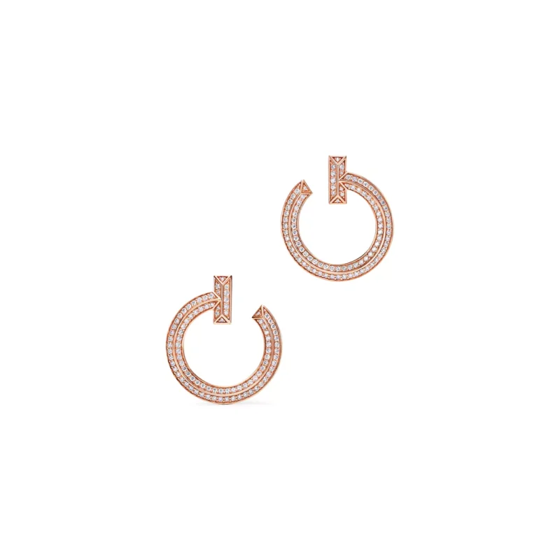 Boucles d’oreilles Tiffany & Co. T1 Open Hoop – GlowyMode