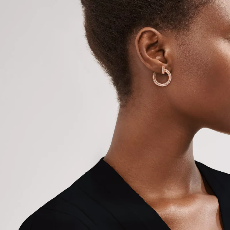 Boucles d’oreilles Tiffany & Co. T1 Open Hoop – GlowyMode